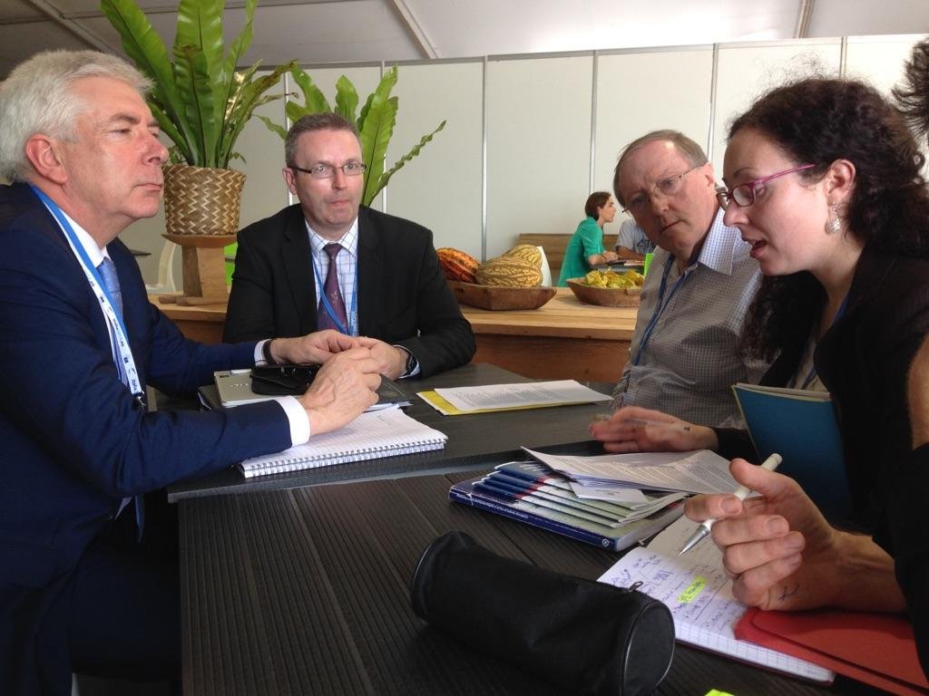 Al Gore, Alex White and the Peruvian Irish - Wednesday at the Lima ...