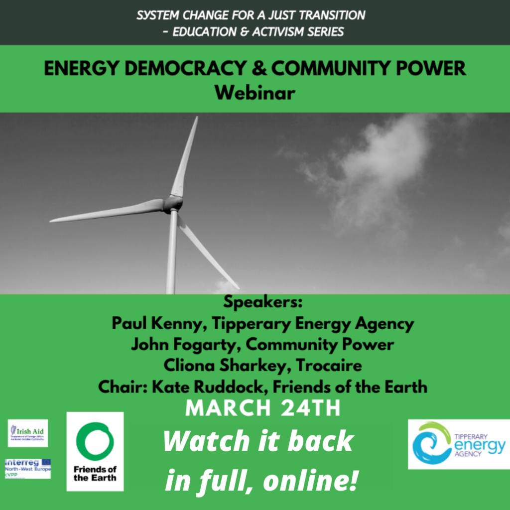 Energy Democracy & Community Power Webinar | Friends of the Earth