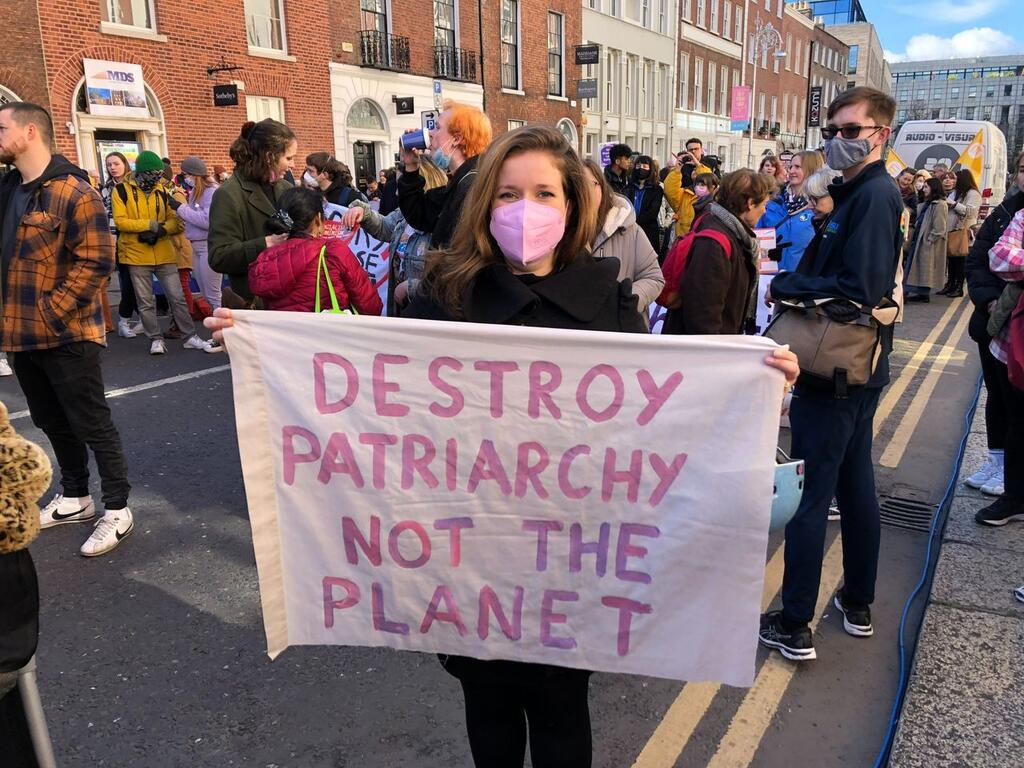 End patriarchy, support gender justice and let's fund peace not war ...