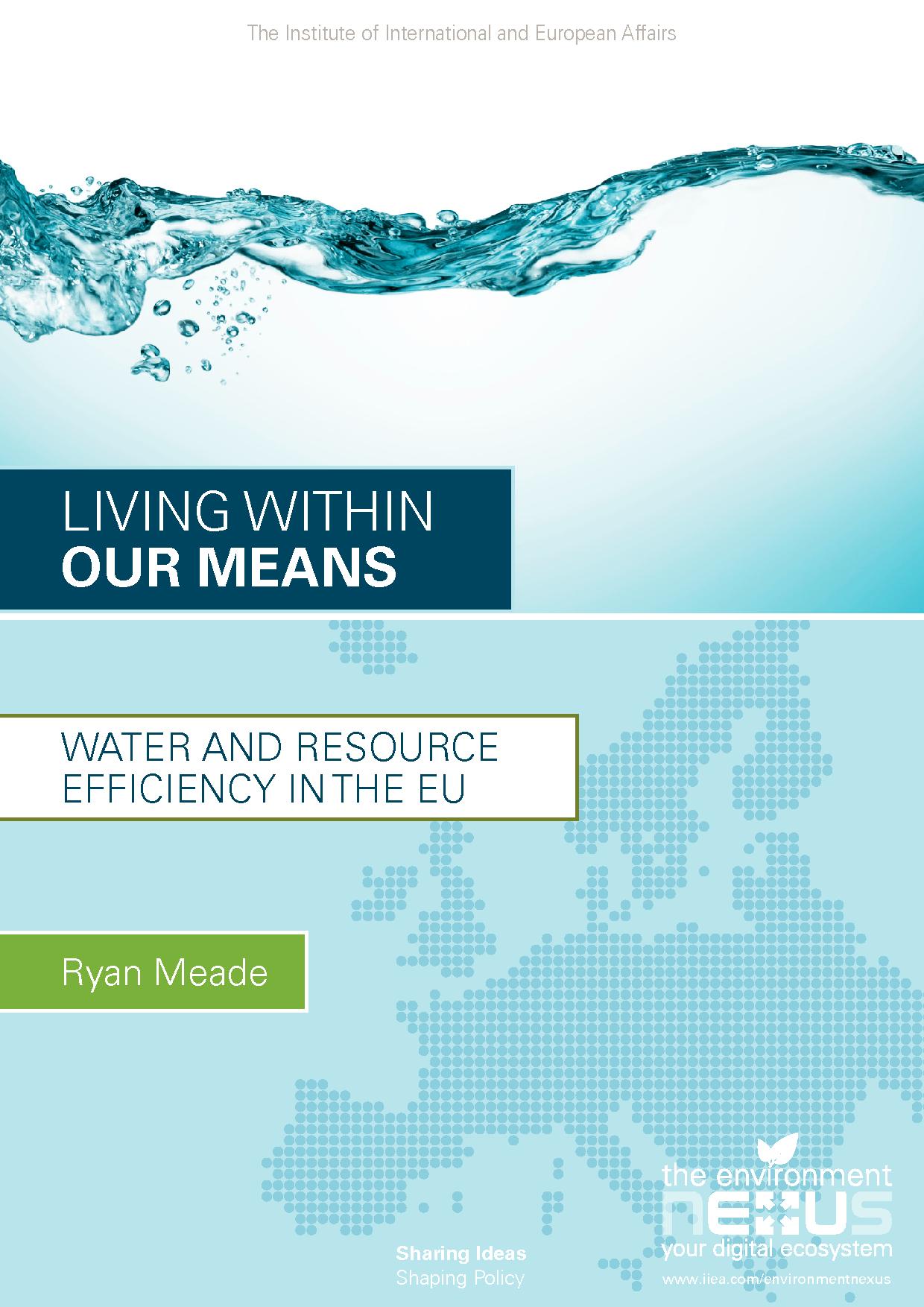 Water and Resource Efficiency IIEA 2013 Environement-Nexus | Friends of ...